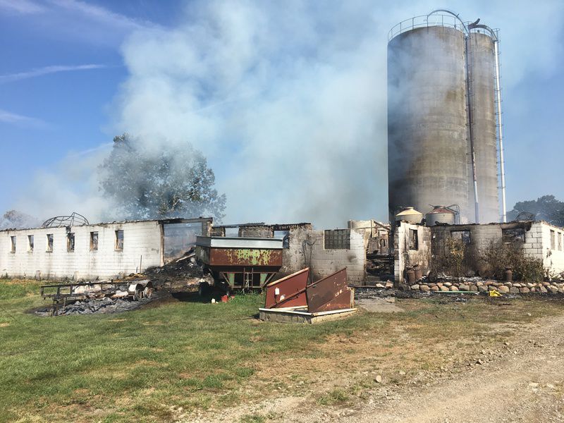 A local farm family will have to start over after a barn fire destroyed ...