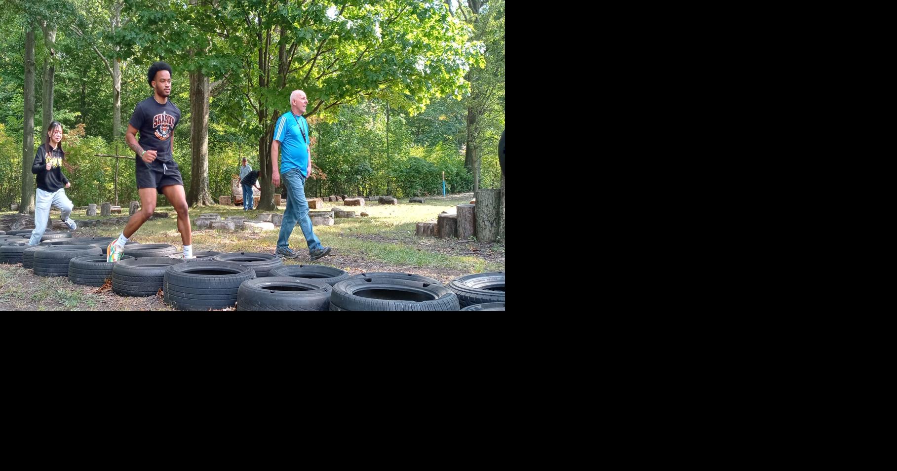 Overcoming obstacles: eAcademy students test limits on obstacle course ...