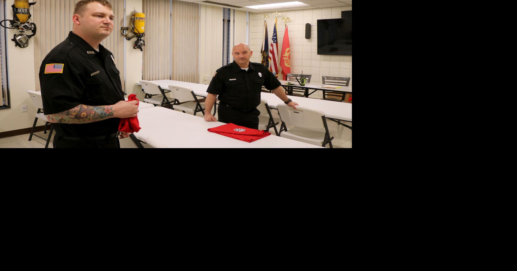 Farrell firefighters honor 2 from their ranks being deployed overseas ...