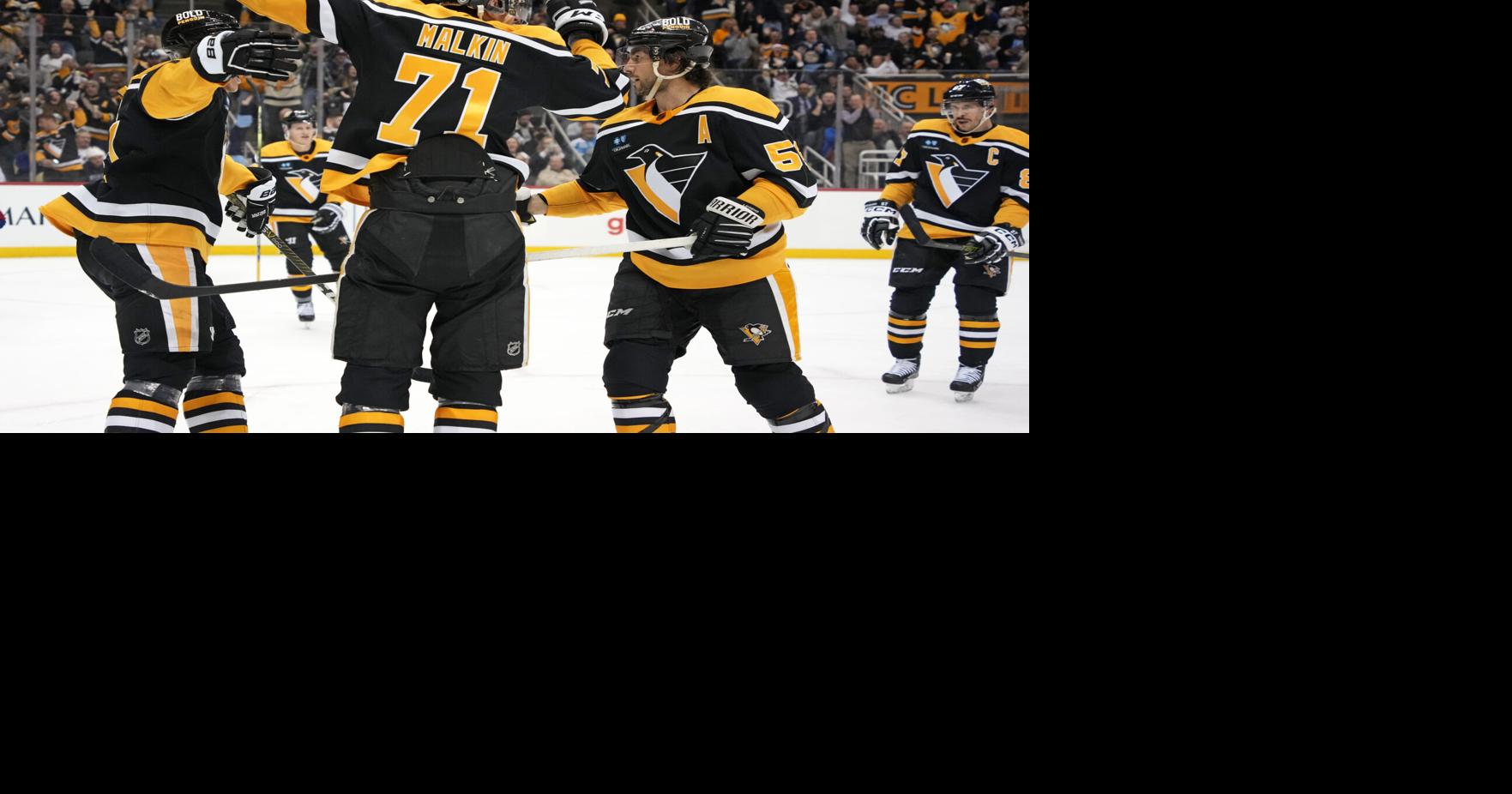 Power-play goals by Malkin, Rust help Pens snap Rangers' 7-game streak ...