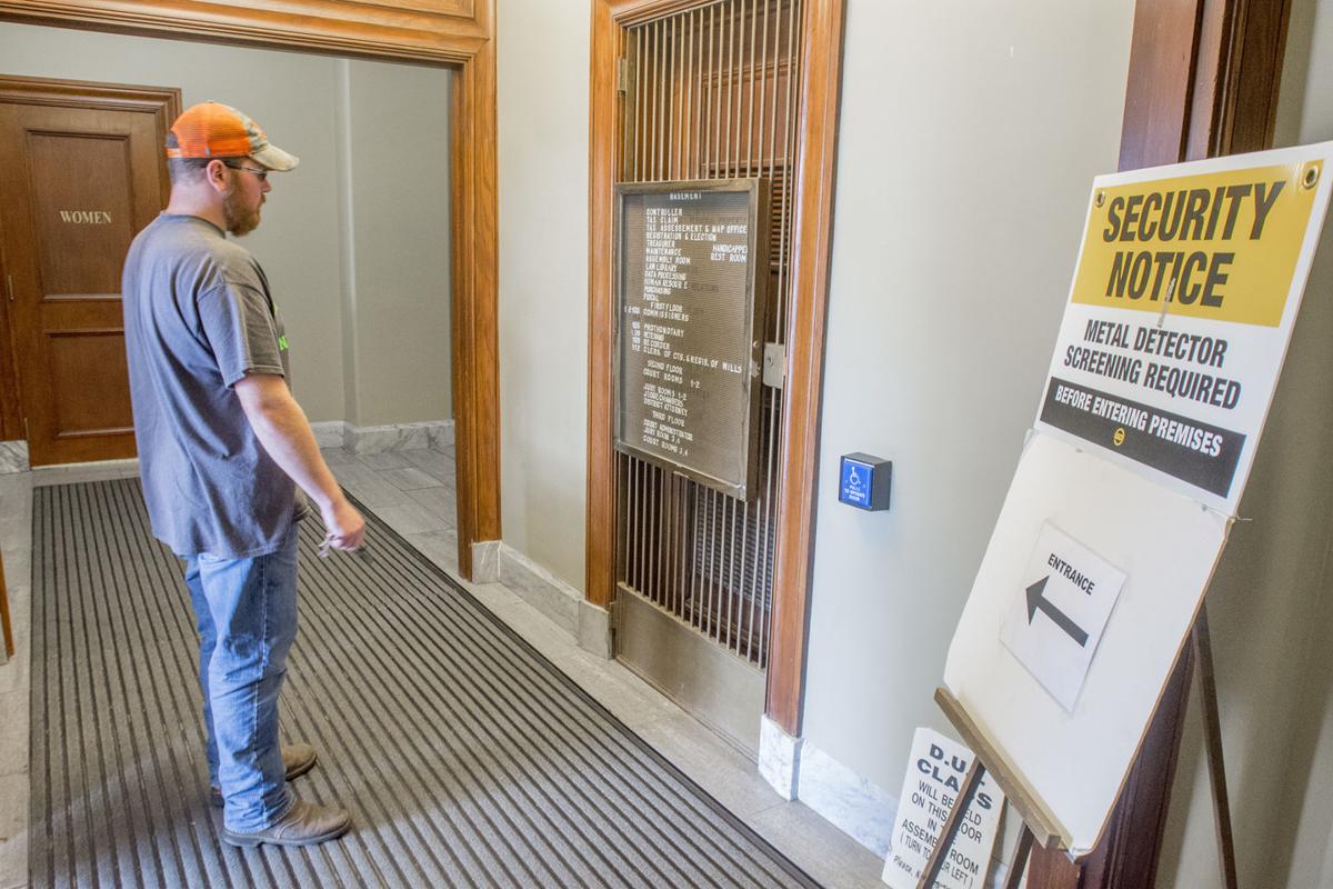 Step up for security: Screening devices installed at courthouse | News ...