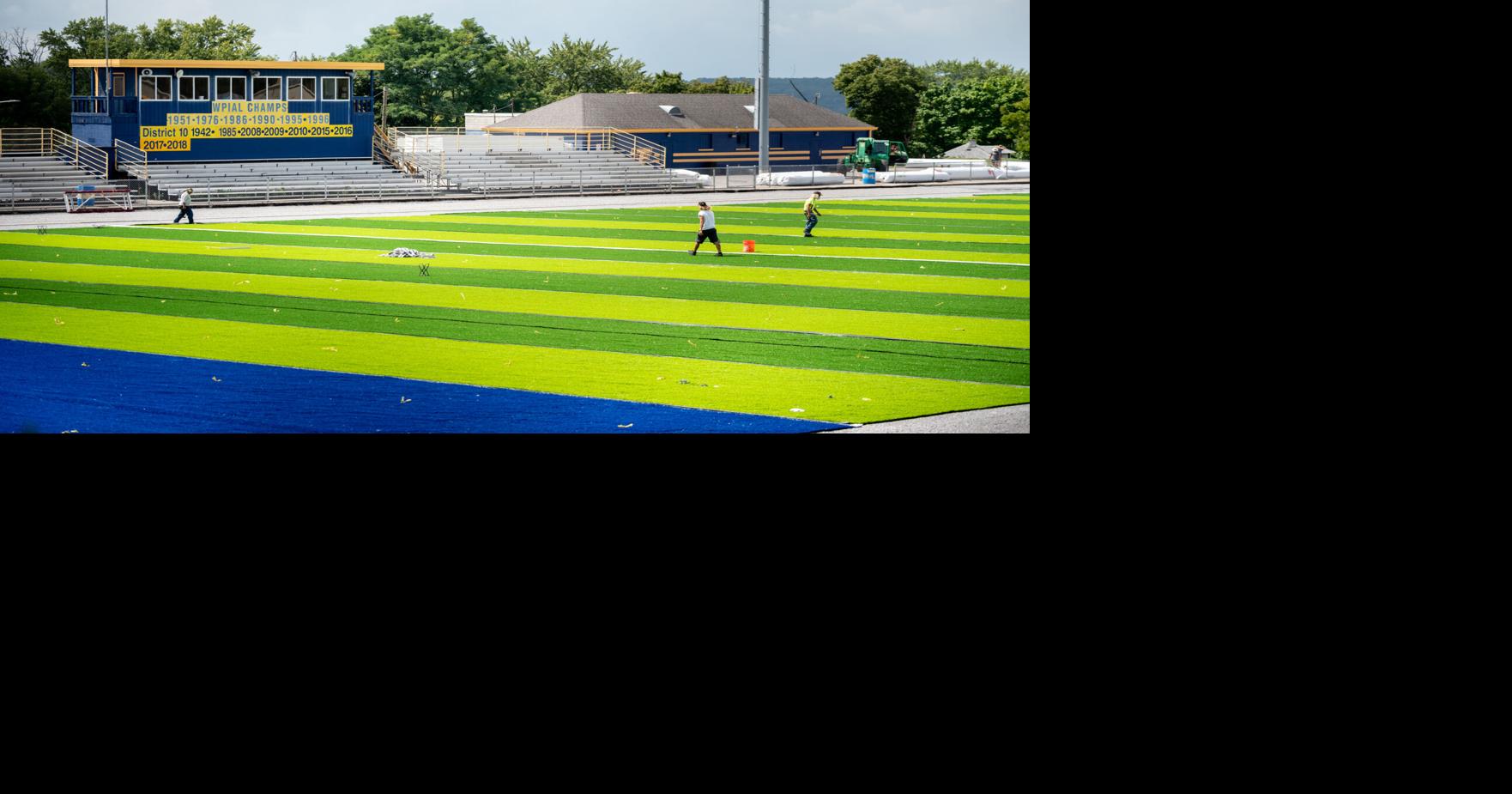 Turf being installed at Farrell's Anthony J. Paulekas Stadium | Sports ...