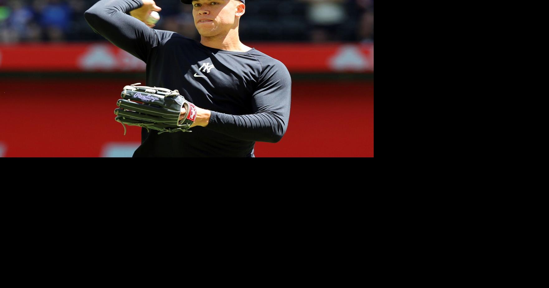 Aaron Judge says toe ligament is torn, not ready for baseball ...