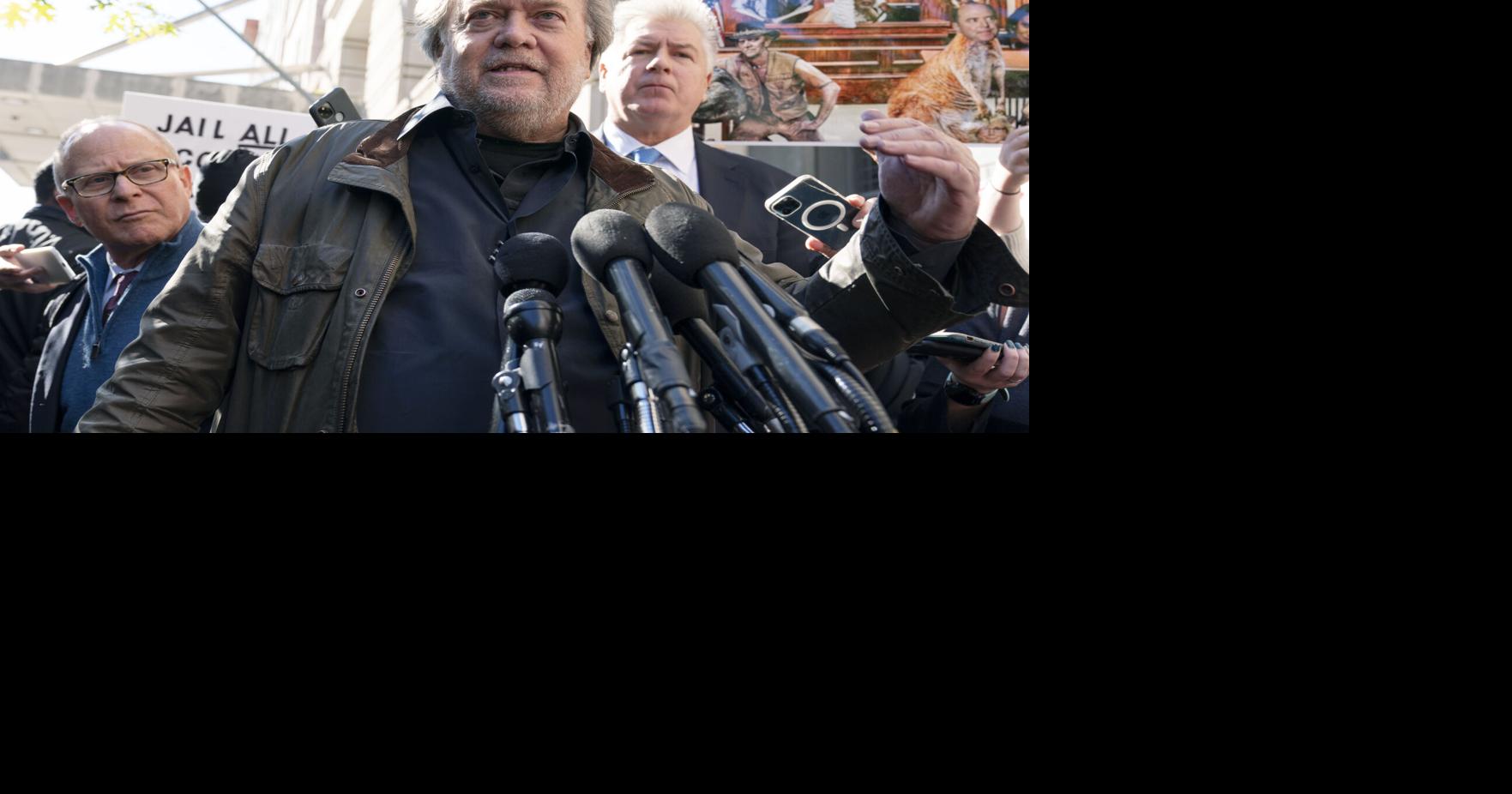 Bannon gets 4 months behind bars for defying 1/6 subpoena | News ...