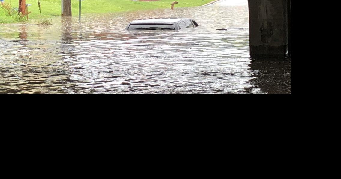 Flash flooding hits Grove City underpass | News | sharonherald.com