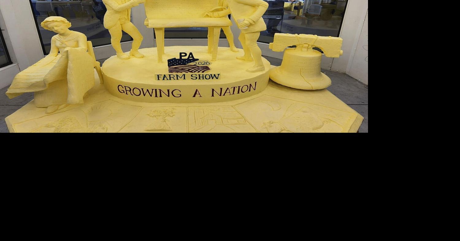 Butter sculpture highlights America250 at Farm Show | News ...