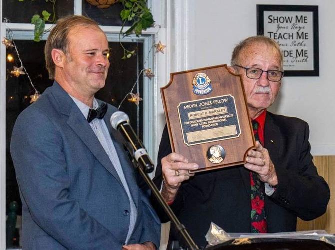 Lion Bob Markley honored with Melvin Jones Fellowship Award | Vts News ...