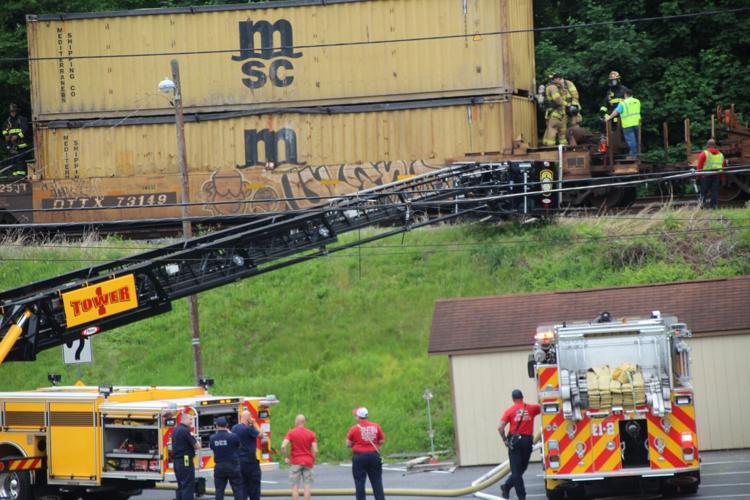 Railcar hauling garbage catches fire | | shipnc.com