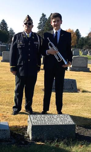 Sound the trumpet: SASHS senior plays Taps for WWI Vets | Local News ...