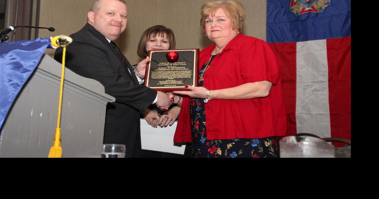 Reinsmith named Voice of Democracy Teacher of the Year | Local News ...