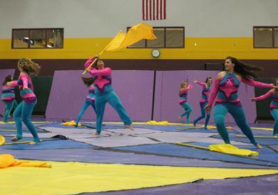 Indoor color guard competition rocks the middle school | The Valley ...