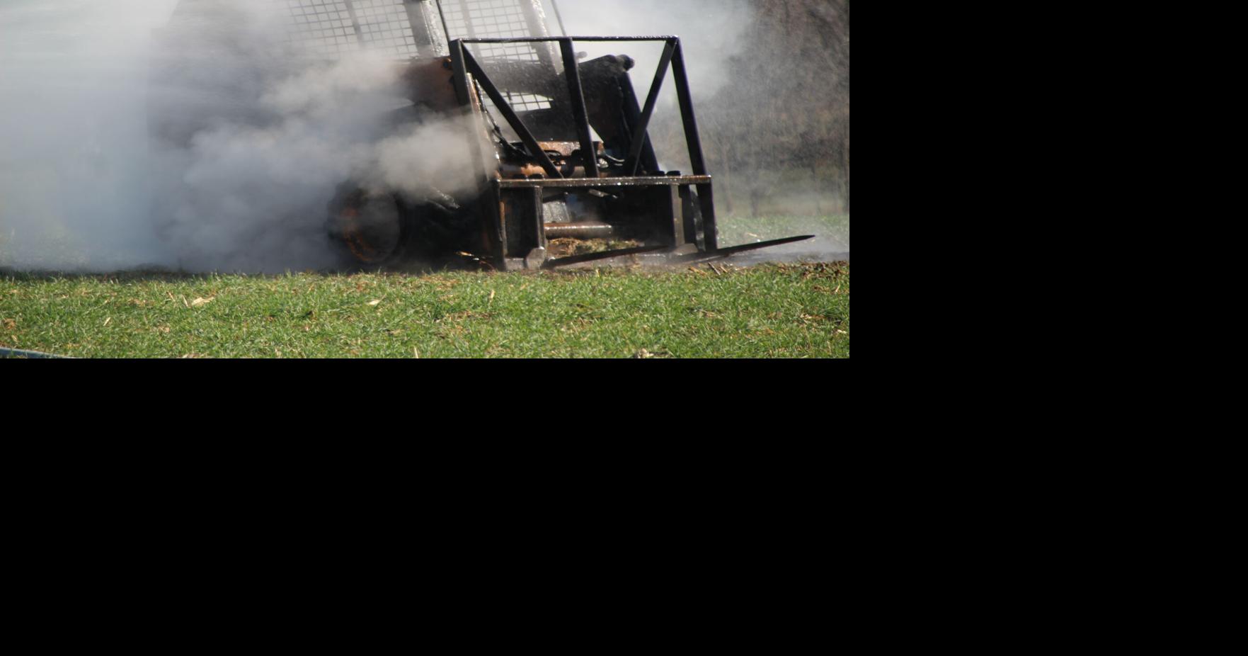 Skid Loader sustains heavy damage | Community News | shipnc.com