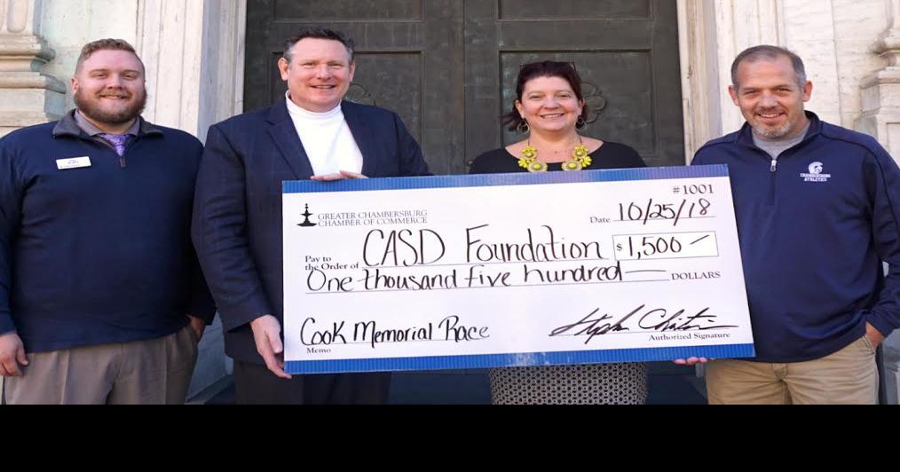 Chambersburg chamber donates to CASD Foundation | Community News ...
