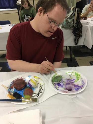 A rockin' good time: Grange members paint pretty stones | Local News ...