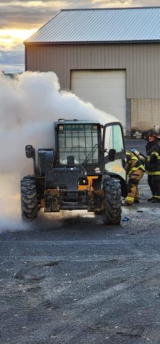 Skid loader burns in Pleasant Hall | Police | shipnc.com
