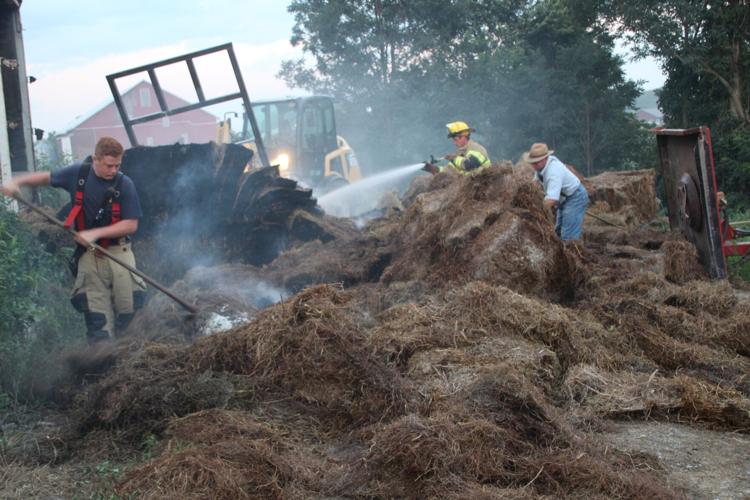 Hay bale fire | Local News | shipnc.com