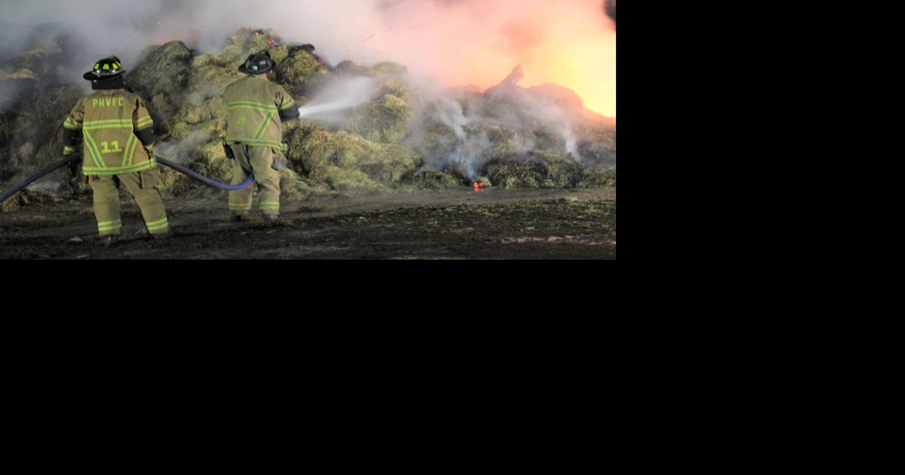 Spontaneous combustion causes hay bale blaze in Lurgan Township ...