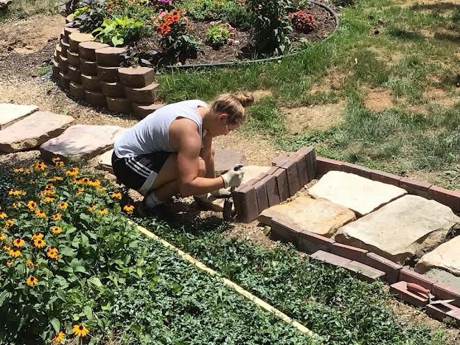 Stepping stones: Friends restore pathway at Octagonal School | Local ...