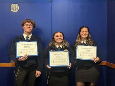 Big Spring Students earn American FFA Degree | Community | shipnc.com