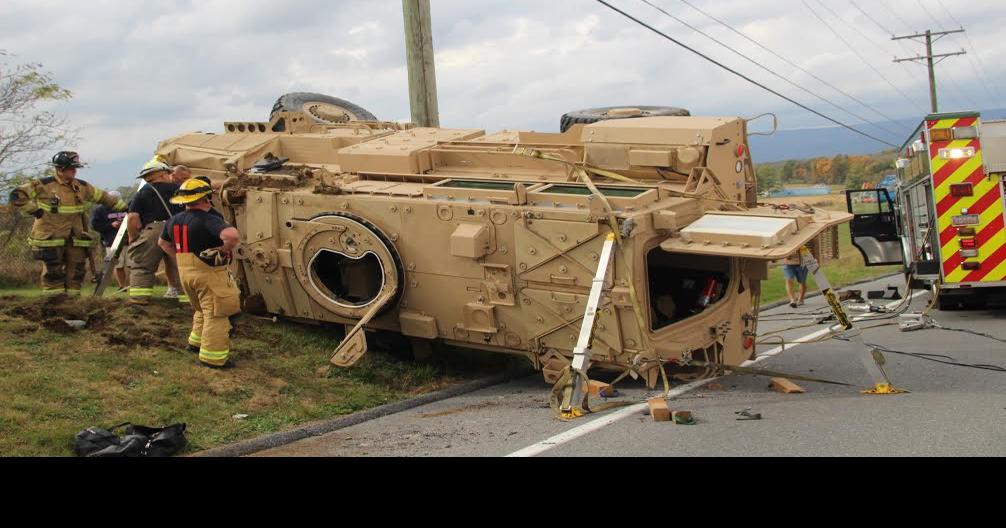 Two injured in Army vehicle rollover | Police | shipnc.com