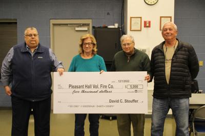 Pleasant Hall Vol. Fire Co. accepts generous community donation ...