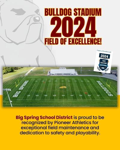 Big Spring High School Stadium earns 2024 Field of Excellence Award ...