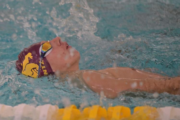 Bulldog Swimming Splits Meet with the Greyhounds | Valley Times Star ...