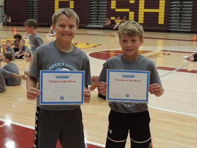 Competition heats up at Creek’s Cagers Youth Basketball Camp | Vts ...