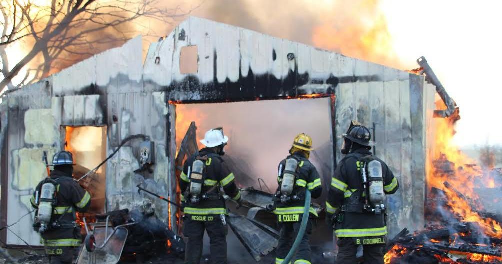Flames destroy garage in Hopewell Township | Local News | shipnc.com