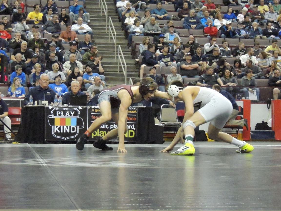 Movin’ on up: Olson scores 4th place at state wrestling championships ...