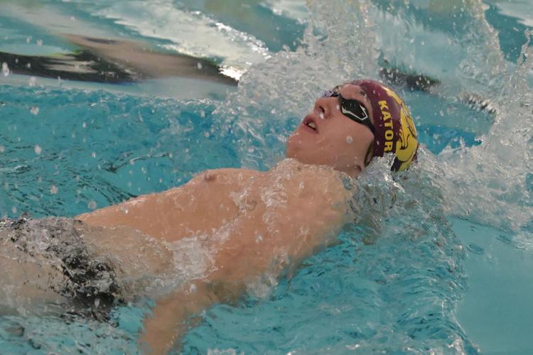 Bulldog Swimming Splits Meet with the Greyhounds | Valley Times Star ...
