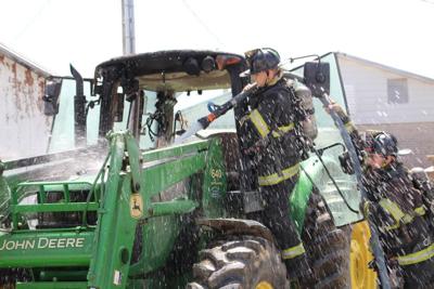 Crews extinguish John Deere tractor fire | Police | shipnc.com