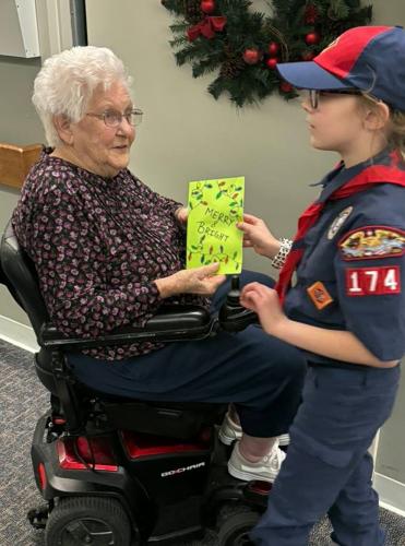 Cub Scouts from Pack #174 spread holiday cheer at Green Ridge Village ...