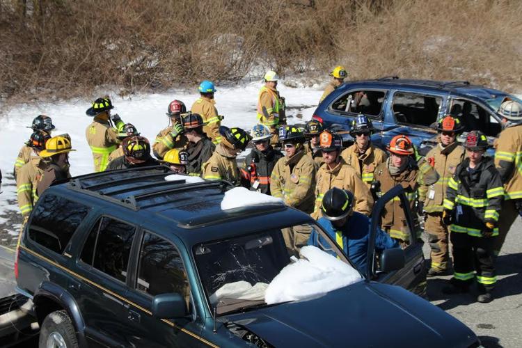 Volunteer firefighters undergo vehicle extrication training | Local ...