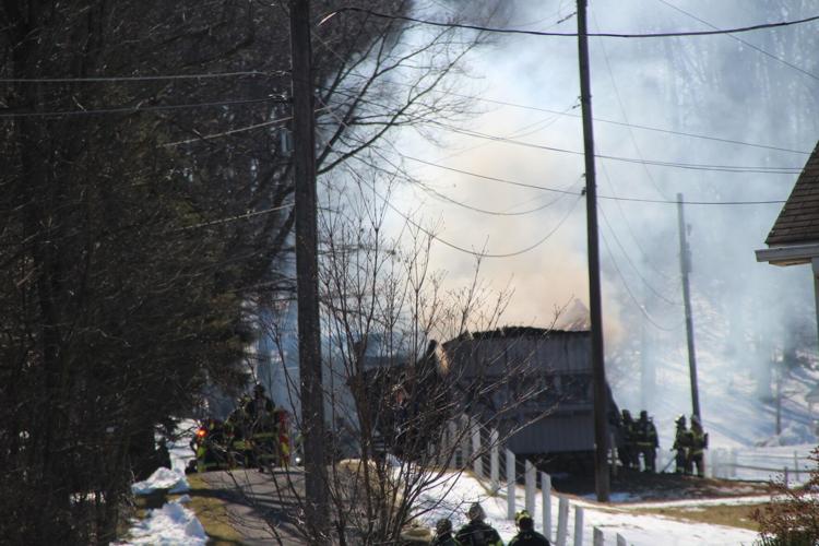 Fire in Penn Township destroys pole barn | Valley Times Star | shipnc.com