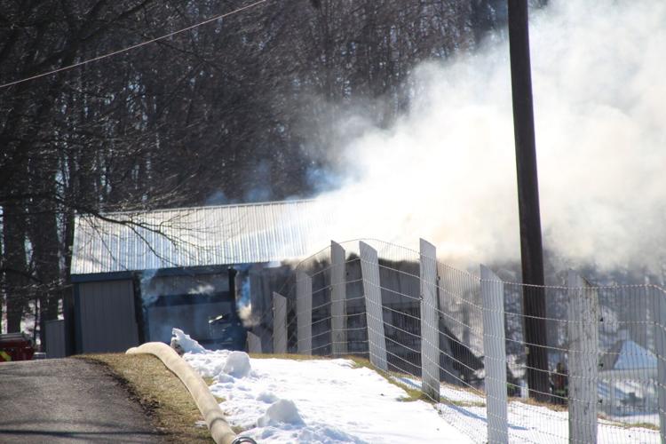 Fire in Penn Township destroys pole barn | Valley Times Star | shipnc.com