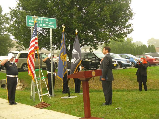 Part of Route 233 dedicated to fallen soldier | Vts News | shipnc.com