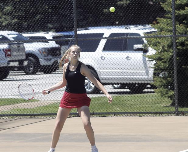 Whitehall girls tennis finishes tied for third in conference tournament ...