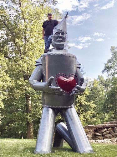 Tin man sculpture location chosen, Hart city to install start-up ...