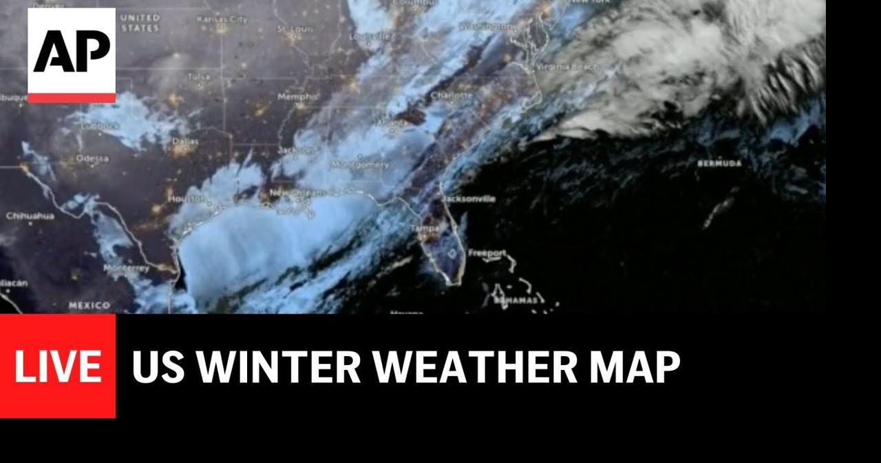 LIVE: US winter weather map | Videos | shorelinemedia.net