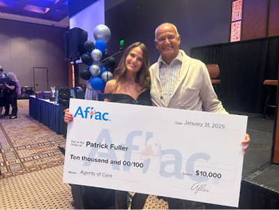 Pentwater’s Patrick Fuller receives National Aflac Agents of Care award ...