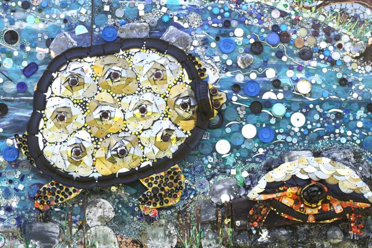 Students create mural bringing awareness to endangered turtle species ...