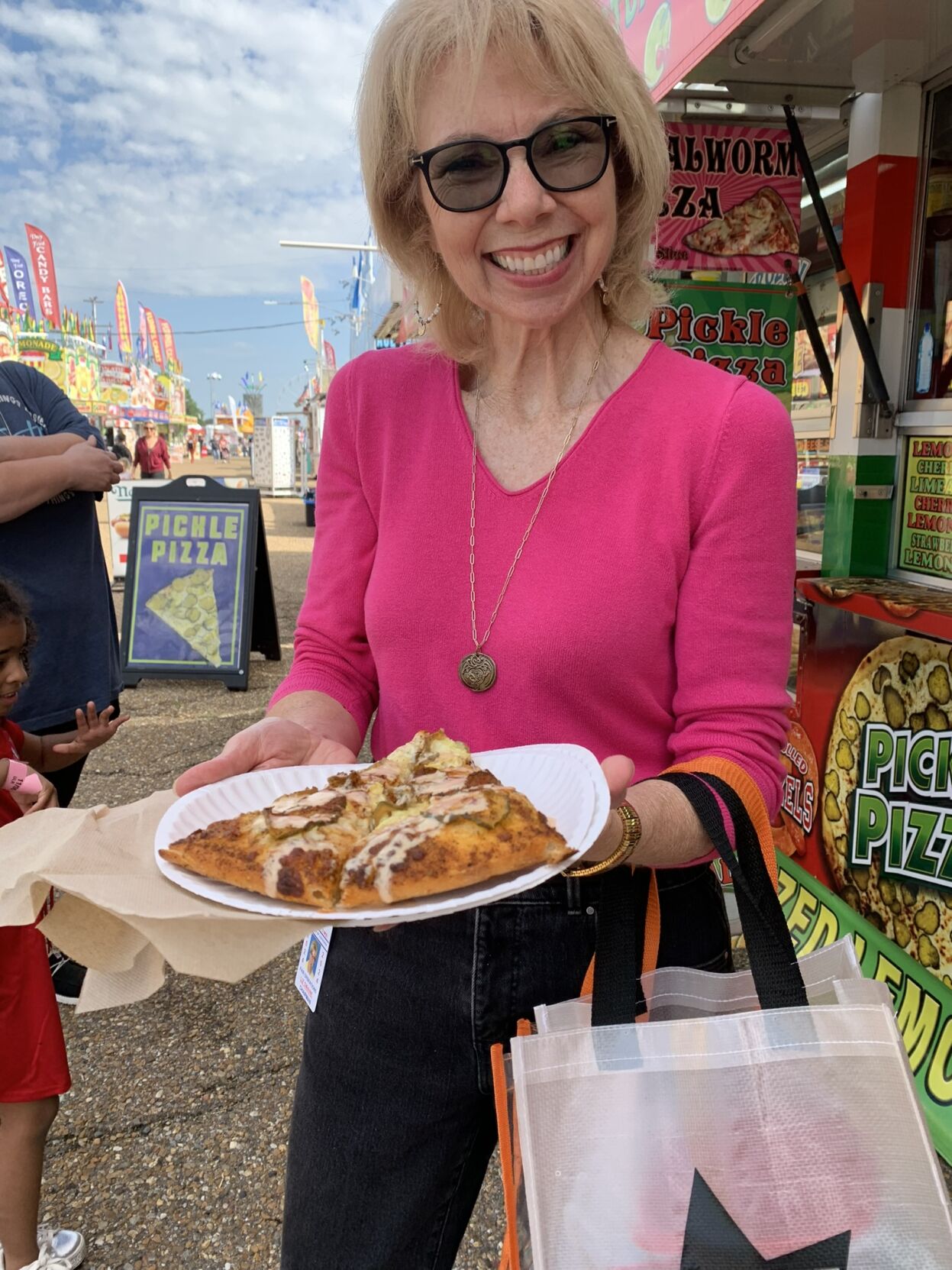 State Fair of LA food has spicy pizza, donut hamburger, more | Business ...