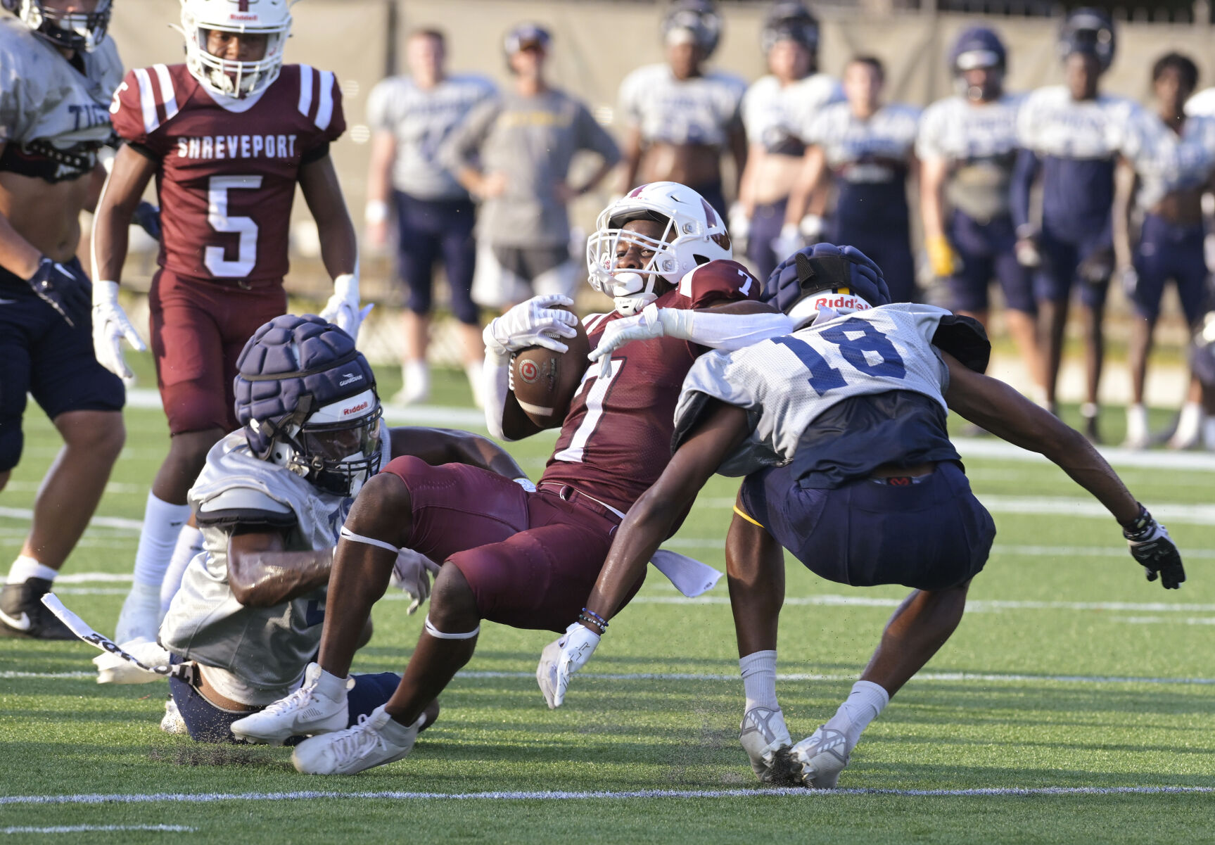 Photos: Centenary football scrimmages ETBU at home | Photos | shreveportbossieradvocate.com