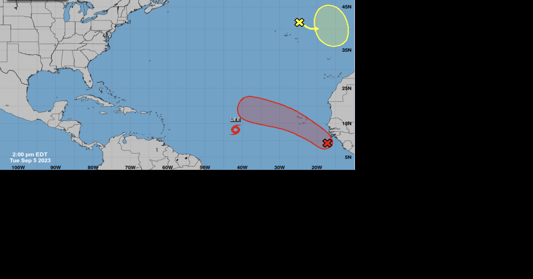Tropical Storm Lee forms in the Atlantic | News ...