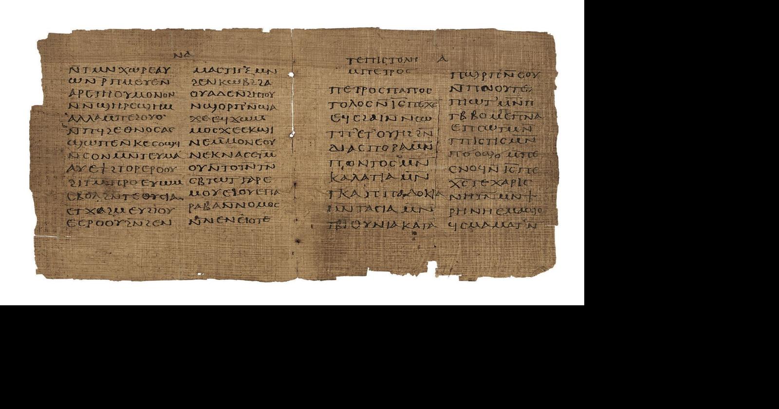 Early Christian Scripture and ancient codices draw collectors’ eyes to ...