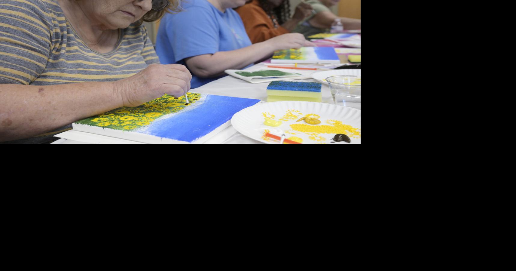 Photos: Painting flowers at Shreve Memorial Library branch | News ...