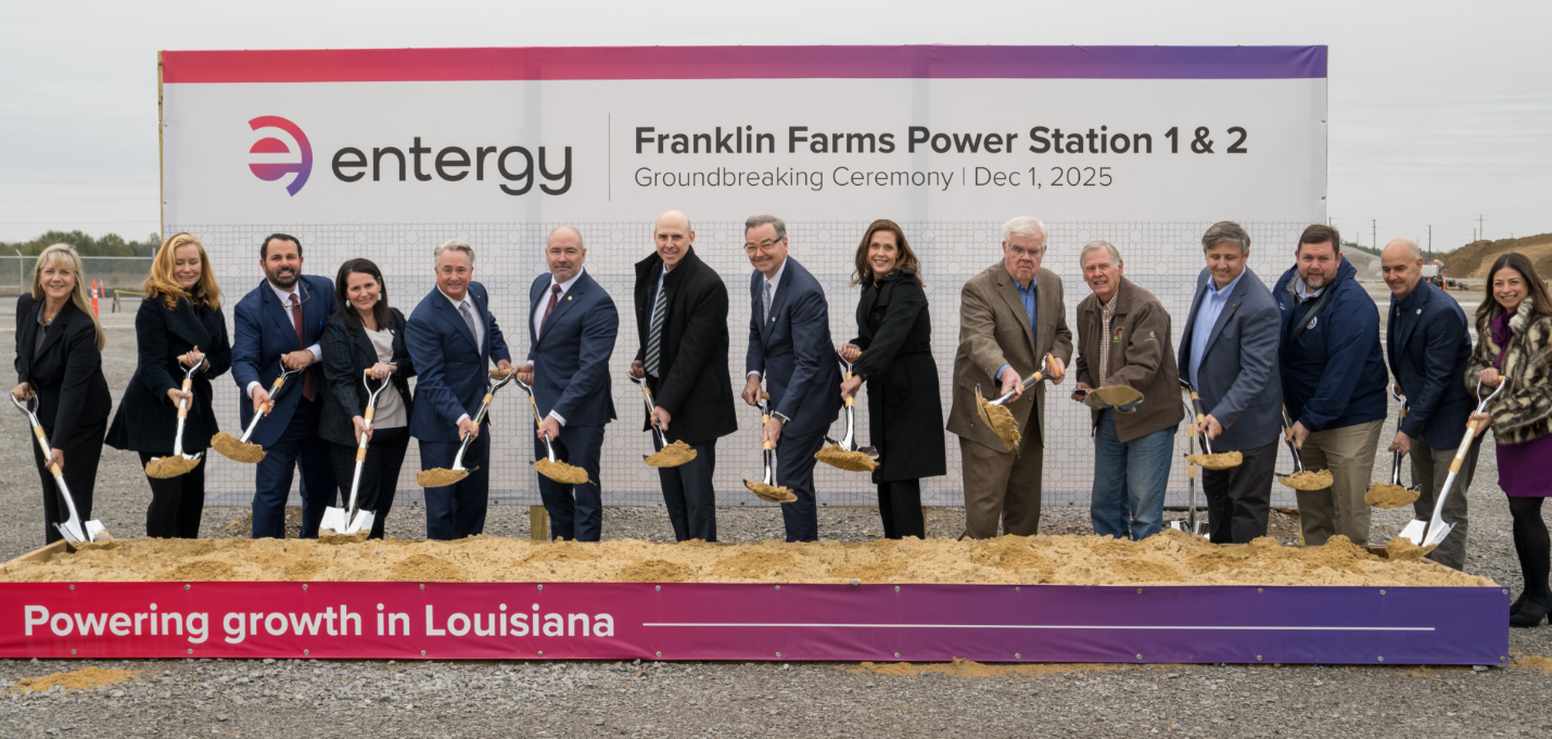 Entergy breaks ground on two Meta power plants | Business ...