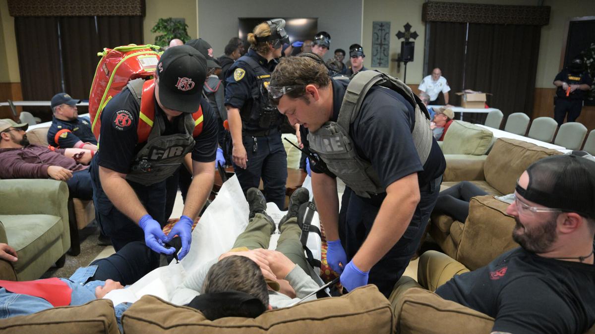 Area law enforcement, fire, medics train in active shooter | News ...