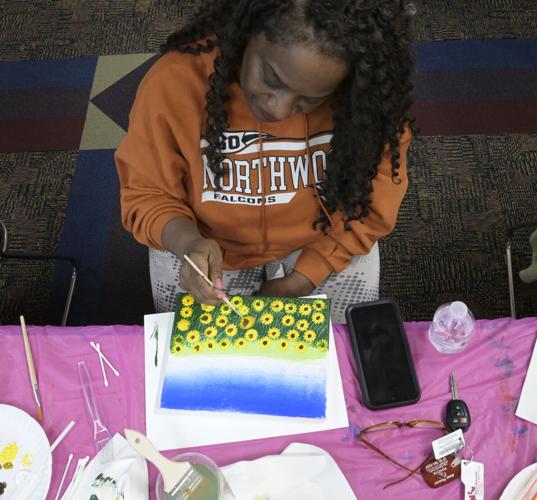 Photos: Painting flowers at Shreve Memorial Library branch | News ...